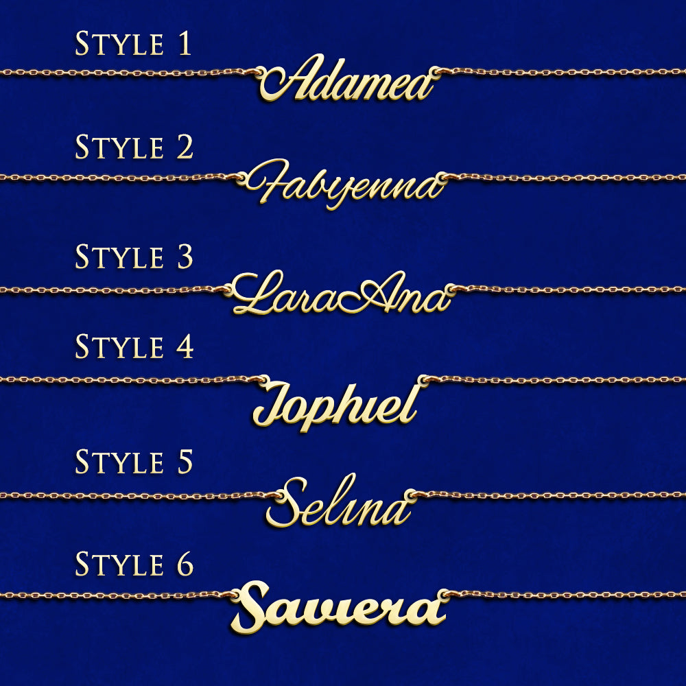 Original Name Necklace – METALICHT